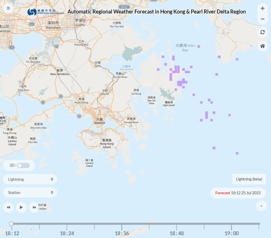 Squall and Lightning Associated with Severe Convective Weather｜Hong ...